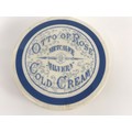 RARE OTTO ROSE COLD CREAM METCALFE MALVERN POTLID & COVER AF 8cm DIAMETER