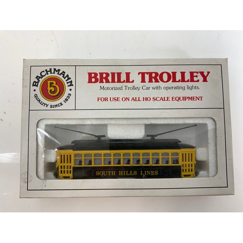 BACHMANN HO, BRILL TROLLEY, MOTORISED TROLLEY CAR, SOUTH HILLS LINES