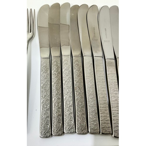 QUANTITY OF VINERS BARK PATTERN STAINLESS STEEL CUTLERY DESIGNED BY ...