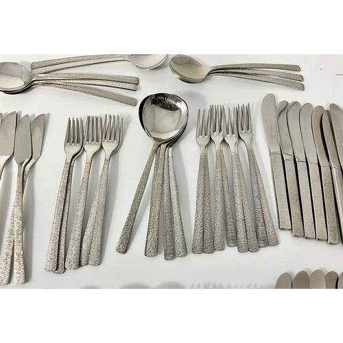 QUANTITY OF VINERS BARK PATTERN STAINLESS STEEL CUTLERY DESIGNED BY ...
