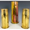 LARGE BRASS ARTILLERY SHELL CASES