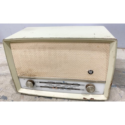 PYE MODEL 1113 & BUSH TYPE AC 34 VINTAGE RADIOS