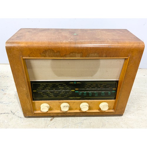 PYE MODEL 1113 & BUSH TYPE AC 34 VINTAGE RADIOS