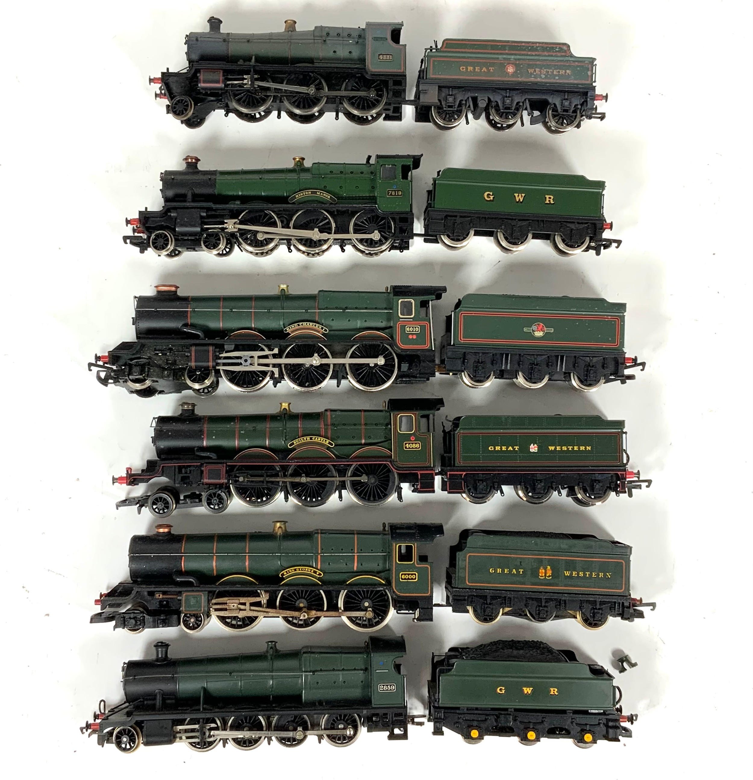 6 00 SCALE MODEL RAILWAY LOCOMOTIVES ALL GW INTEREST, HORNBY KING ...