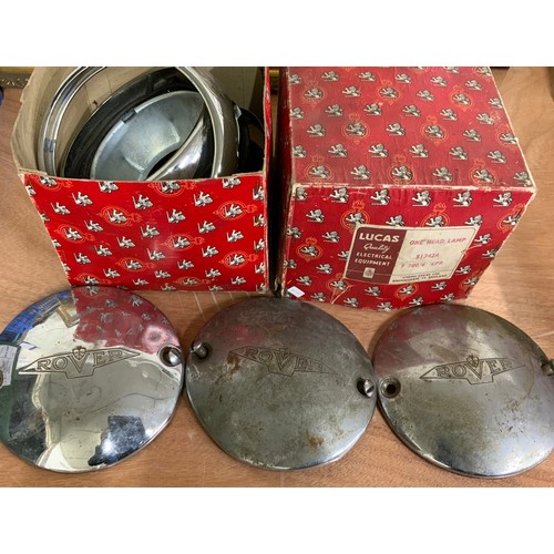 VARIOUS CAR PARTS & SPARES PLUS SEVERAL HUB CAPS INC 2 X AUSTIN, 3 X ...