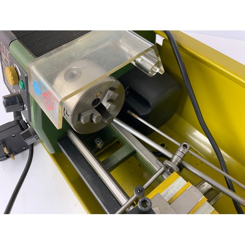 MODEL ENGINEERS LATHE, PROXXON PD 250/E, AS SHOWN