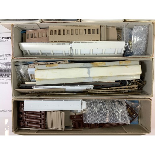 0 GAUGE COACH KITS, SLATERS GWR 4 WHEEL COACH, CLERESTORY 7C08 & 7C09 ...