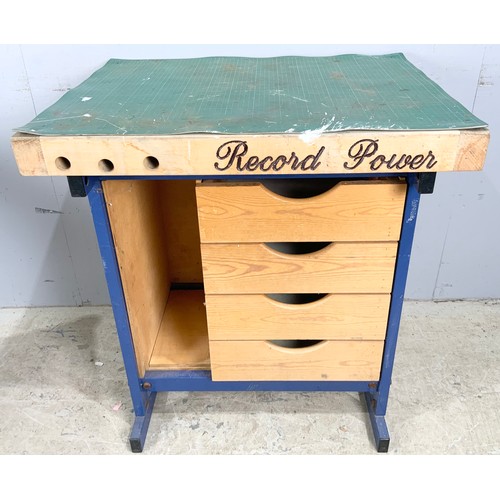 RECORD WORKBENCH WITH INTEGRAL DRAWERS