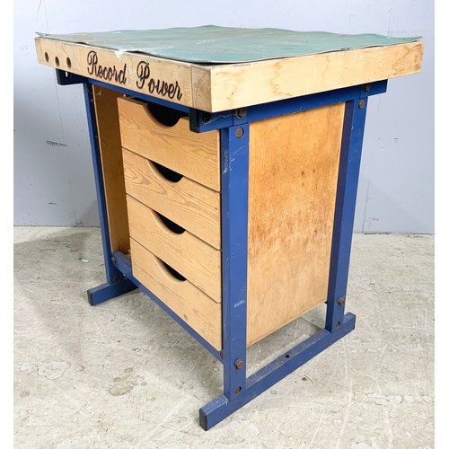 RECORD WORKBENCH WITH INTEGRAL DRAWERS