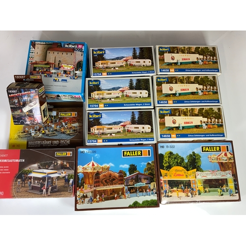 PLASTIC MODEL KITS FALLER 2 X UNOPENED FUNFAIR KITS B-322, 140320 ...