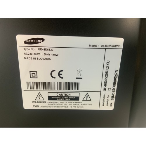 SAMSUNG UE46D TELEVISION TV