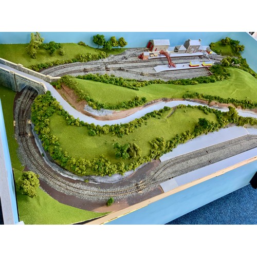 N GAUGE MODEL RAILWAY LAYOUT, BASED ON GOATHLAND STATION, ON THE NORTH ...