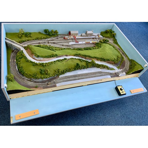 N GAUGE MODEL RAILWAY LAYOUT, BASED ON GOATHLAND STATION, ON THE NORTH ...