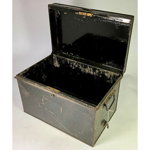 VINTAGE METAL SAFETY BOX WITH KEYS