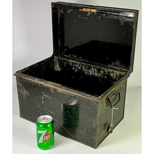 VINTAGE METAL SAFETY BOX WITH KEYS