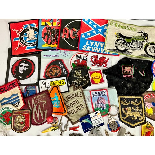 LARGE QTY. MISC. BADGES ETC.
