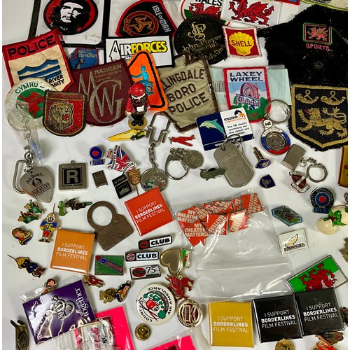 LARGE QTY. MISC. BADGES ETC.