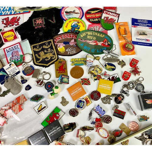 LARGE QTY. MISC. BADGES ETC.