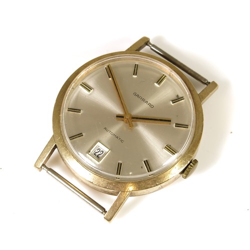 GARRARD AUTOMATIC 9ct GOLD GENTS VINTAGE WRISTWATCH WITH DATE APERTURE