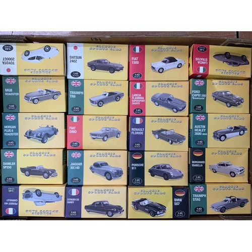 ATLAS, 31 BOXED CLASSIC & BRITISH SPORTS CAR DIECAST MODELS, PLUS CORGI ...