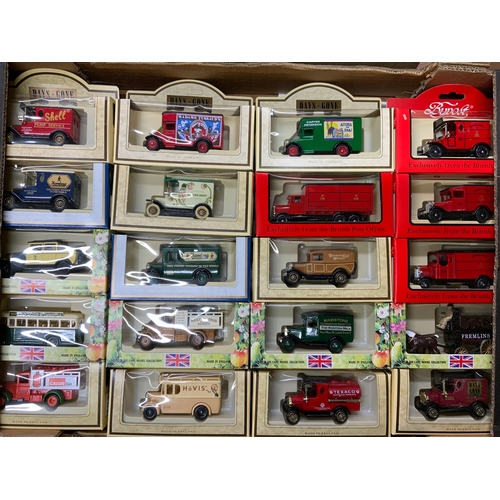 LLEDO, 40 BOXED & ASSORTED MODELS VANS & CARS A GOOD MIXED COLLECTIUON