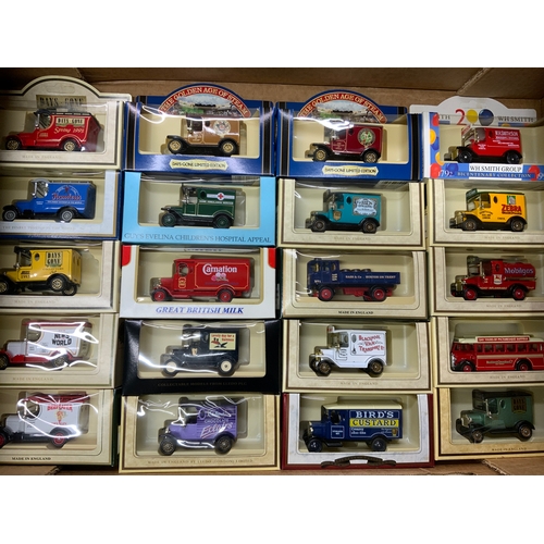 LLEDO DAYS GONE, PROMOTIONAL, VANS, CARS A NICE BOXED SELECTION OF 39 ...