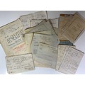 RAILWAY EPHEMERA, MOSTLY VICTORIAN PAPERWORK FROM WELSH RAILWAYS, INC ...