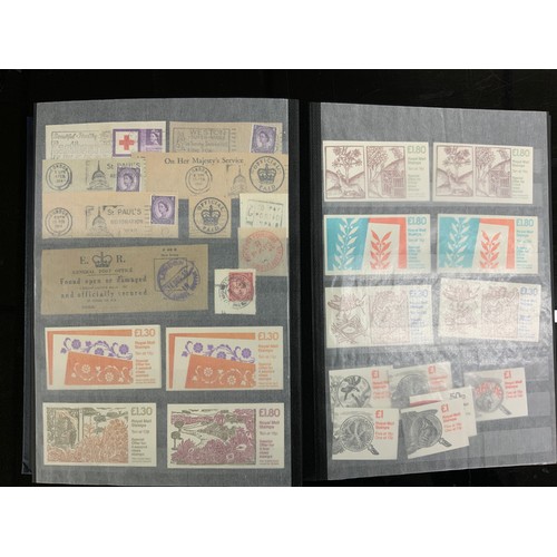 STAMP ALBUM, A GB STOCK BOOK, STAMPS, BOOKLETS, POSTAL STATIONARY ...