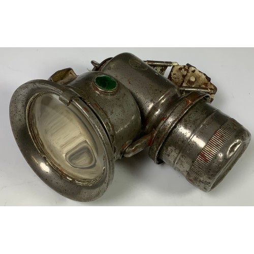 A SINGLE JOSEPH LUCAS CARBIDE LAMP