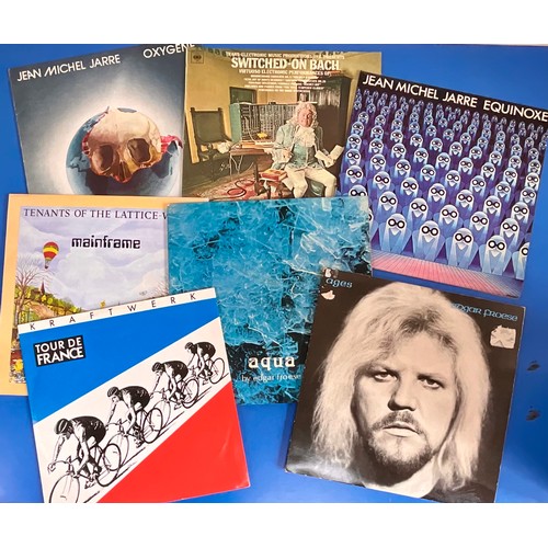 EDGAR FROESE AQUA AND AGES LP’S AND KRAFTWERK TOUR DE FRANCE 12”, JEAN ...