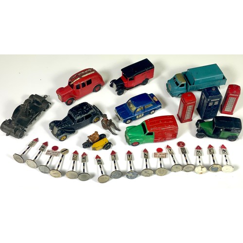 DINKY TOY INTEREST, EARLY ROYAL MAIL VAN, SHELL BP AUSTIN, FRENCH ...