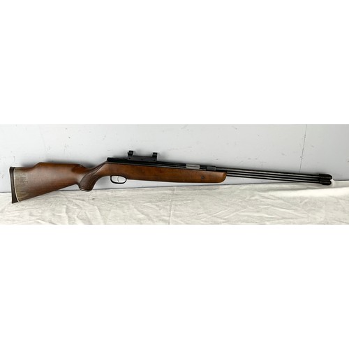 A .22 CAL. WEIHRAUCH HW77 UNDERLEVER AIR RIFLE, NUMBER 1488132, THE ...