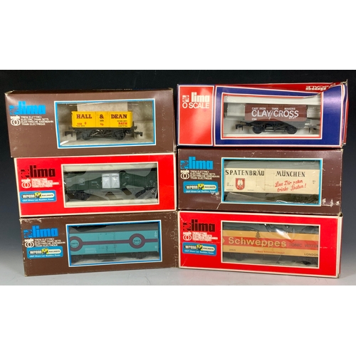 LIMA 0 GAUGE, A SELECTION OF 6 BOXED MODERN IMAGE FREIGHT WAGONS, INC ...