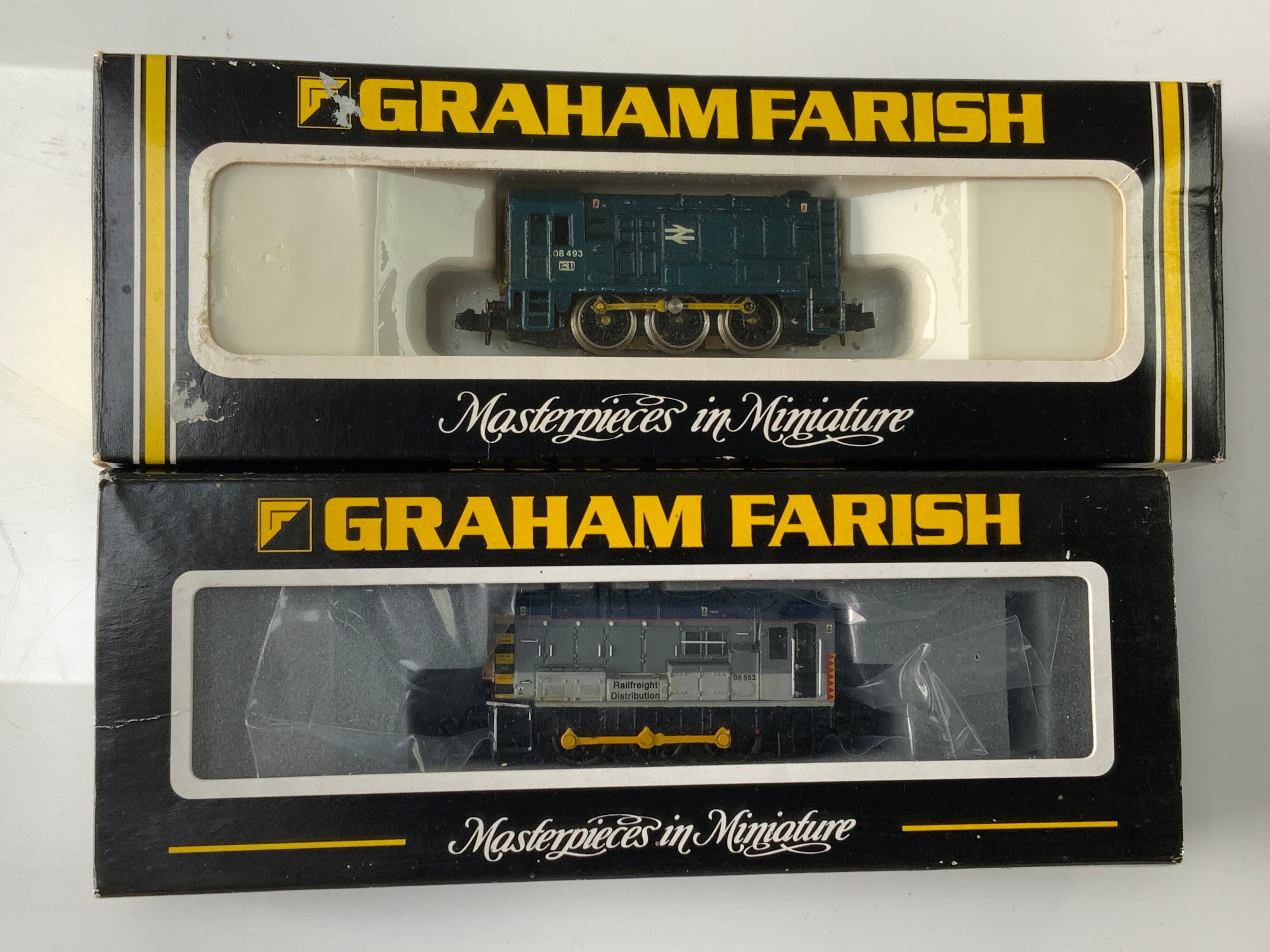 GRAHAM FARISH N GAUGE, 2 BOXED MODELS, 371-017 CLASS 08, 08653 IN ...
