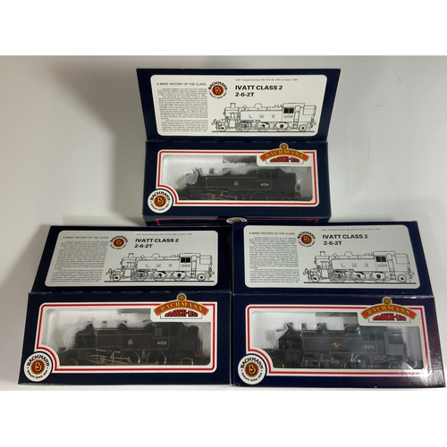 BACHMANN, 3 BOXED LMS TANK ENGINE LOCOMOTIVES, 31-451 IVATT 41241 BR ...