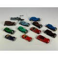 DINKY TOYS, 12 U/B RESTORED & REPAINTED CARS, NOTED 8 PRE/POST WAR ...