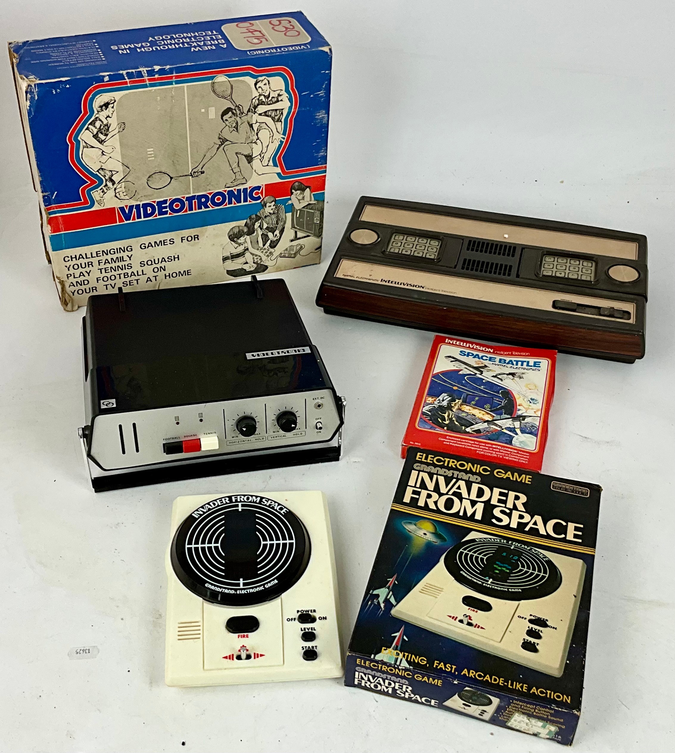 TWO RETRO GAMES CONSOLES TO INCLUDE INTELLIVISION AND VIDEOTRONIC AND ...