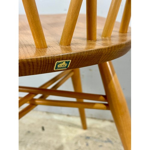 SET OF 4 ERCOL CHILTERN OR CANDLESTICK BACK KITCHEN CHAIRS (2 plus 2)