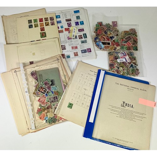 STAMP INTEREST, A COLLECTION OF ASSORTED ON & OFF PAPER COUNTRY ...