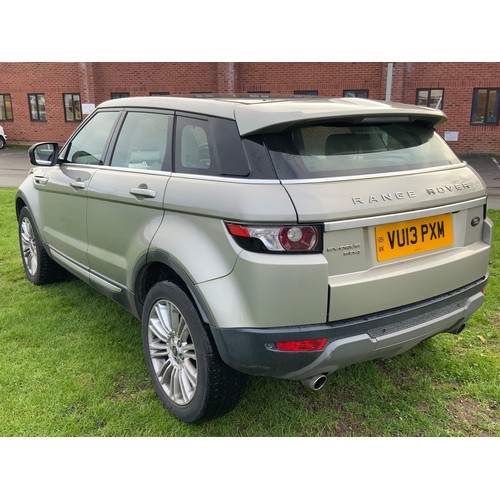 2013 RANGE ROVER EVOQUE 2.2 SD4 PRESTIGE, ONE LADY OWNER CAR WITH LESS ...