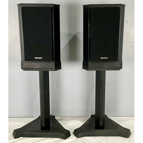 PAIR OF TANNOY 605 SPEAKERS WITH MARBLE EFFECT INLAY ON PAIR OF ...