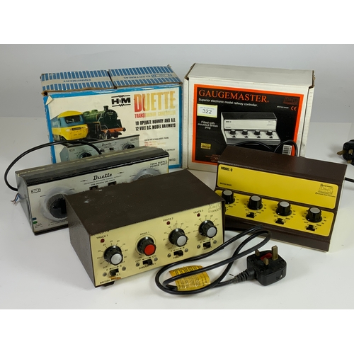 MODEL RAILWAY CONTROLLERS, GAUGEMASTER BOXED MODEL Q, U/B SERIED TS ...
