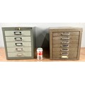 BISLEY DESK / BENCH TOP MULTI DRAWER METAL CABINET 33cm TALL WITH A ...