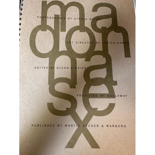 Madonna Sex book, published Martin Secker & Warburg 1992 edited by ...