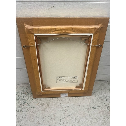 Portrait on canvas of Henry Sturgeon. Frame size 66x56cm