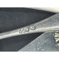 A selection of silver flatware with shell ends, hallmarked for London ...
