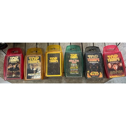 A collection of Top Trumps packs, various themes and editions. AF