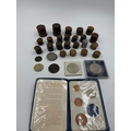 A selection of Great British coins, various denominations, years and ...