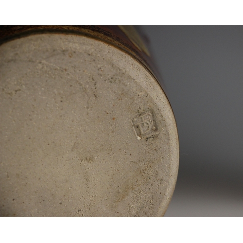 A David Eeles (British, 1933-2015) studio pottery vase, of ovoid form ...