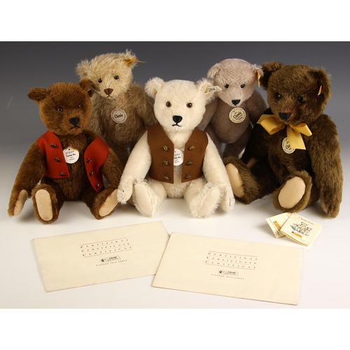 A limited edition Steiff Teddy Bu 1925 Replica in brown mohair with ...
